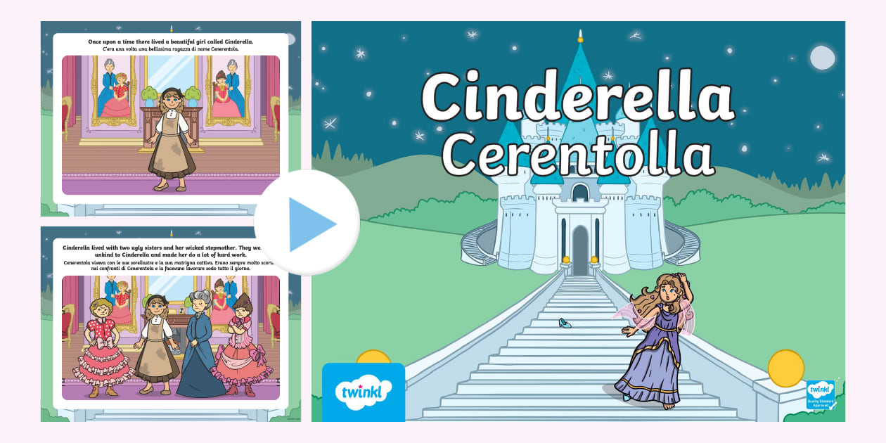 Cinderella Story PowerPoint English/Italian - Cinderella Story Powerpoint