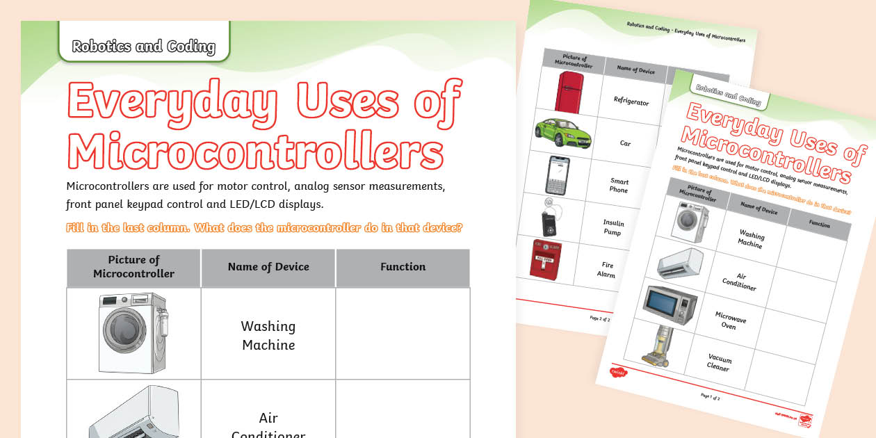 Robotics And Coding Everyday Uses Of Microcontrollers