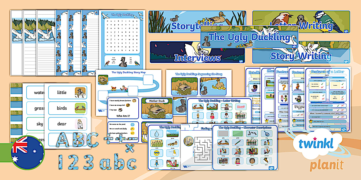 Foundation The Ugly Duckling Additional Resources - Twinkl