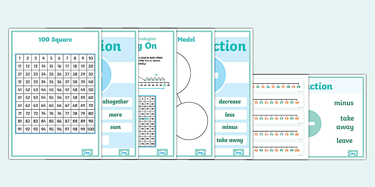 👉 Y5 Addition and Subtraction Posters - Twinkl