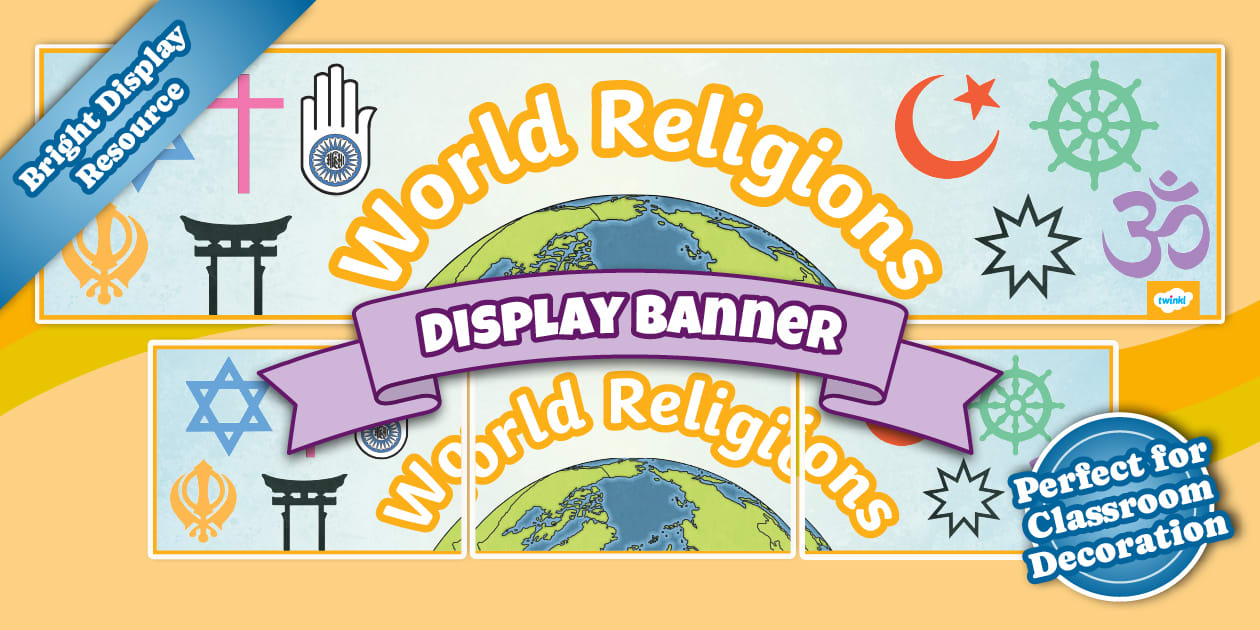 World Religions Display Banner