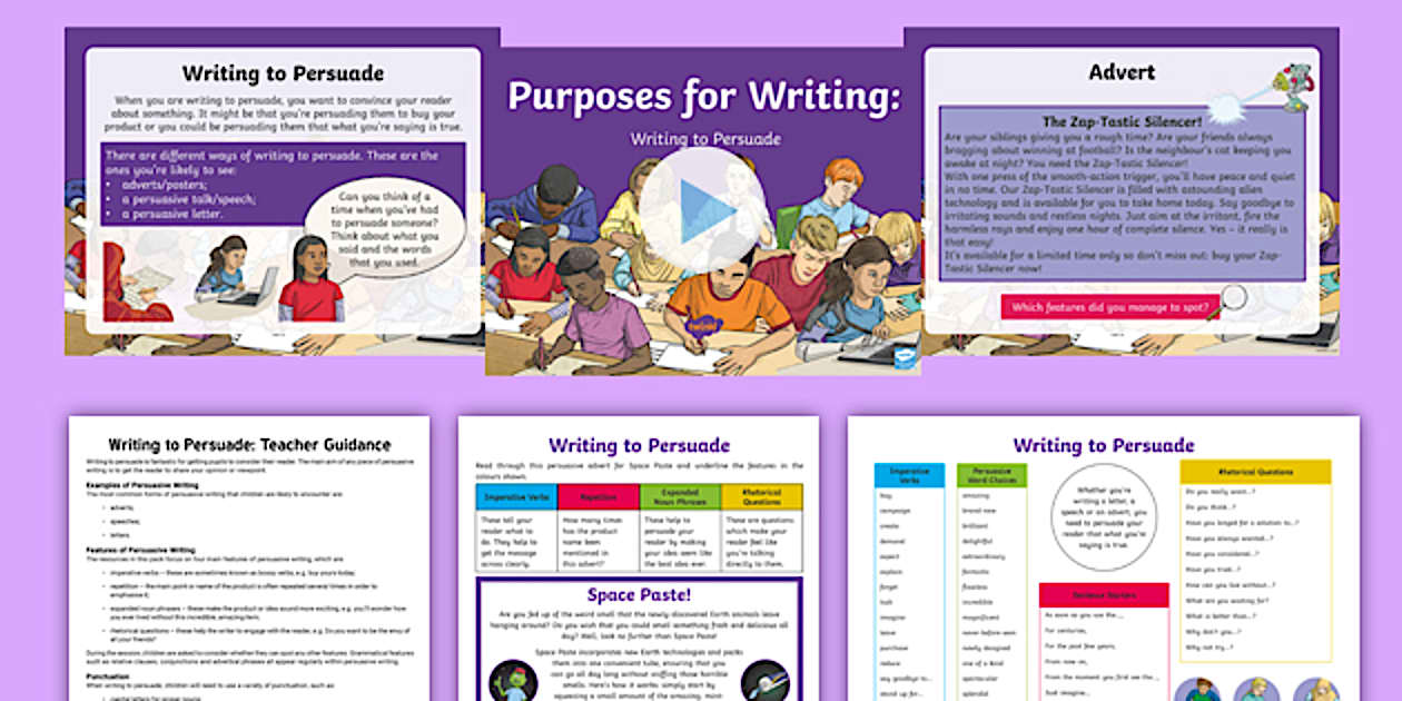 KS2 Persuasive Writing Techniques PowerPoint – Primary Resource