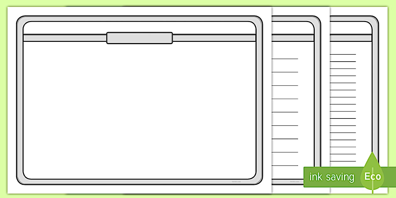 Editable Train Window Page Borders - Twinkl