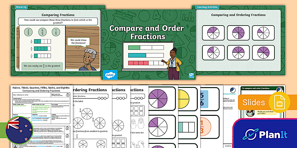 Phase 1 Number: Comparing and Ordering Fractions