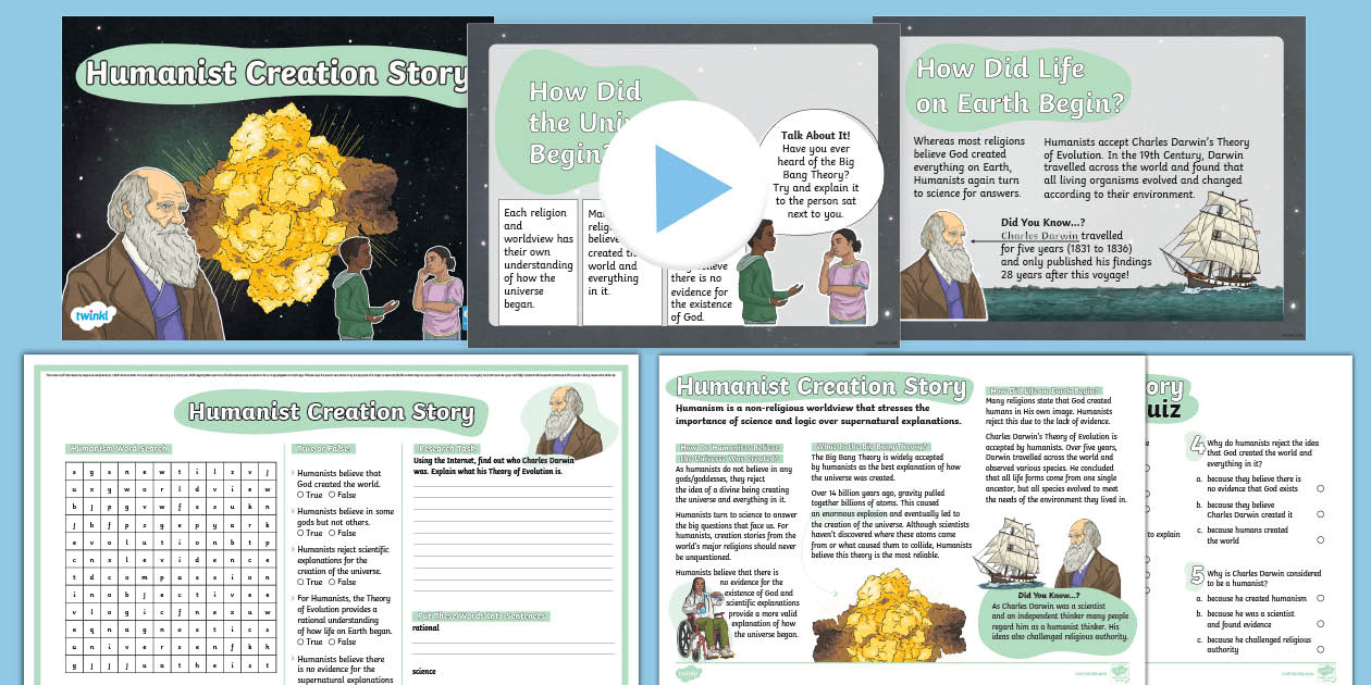 Humanist Creation Story Teaching Pack | Twinkl | KS2 | R.E.