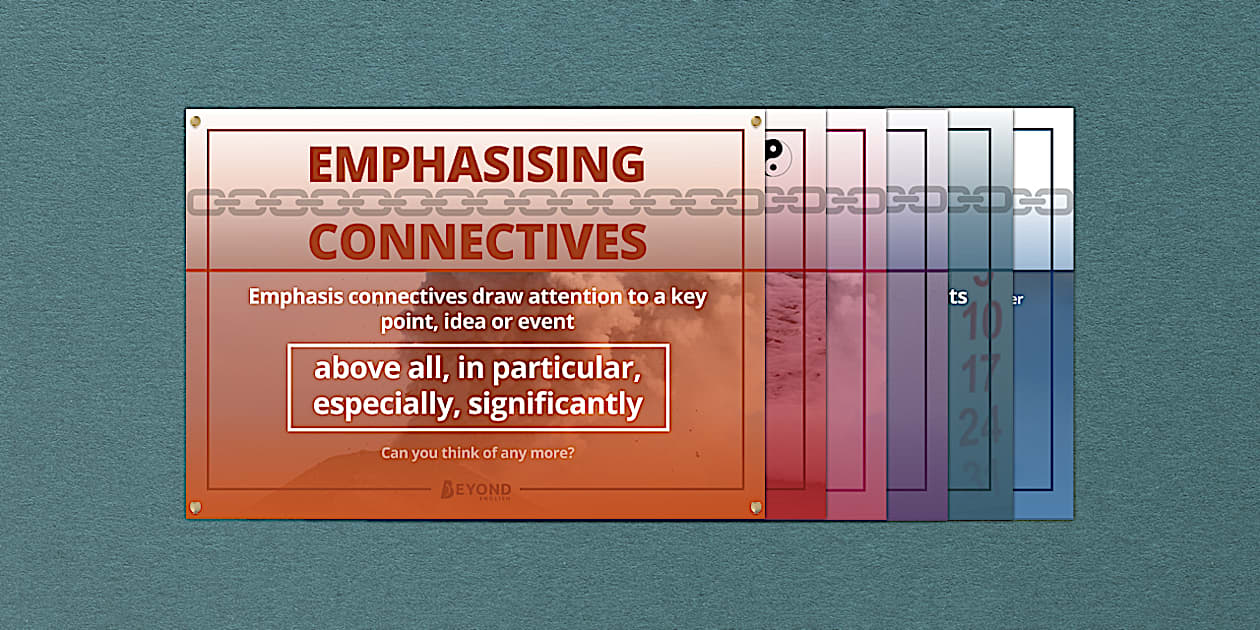 Connectives KS3 Poster | Writing Skills | Beyond English