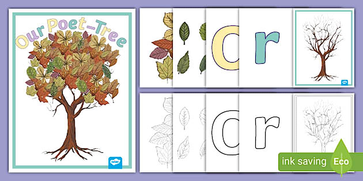 Poet-Tree Bulletin Board – ELA Poetry Resources – Twinkl USA
