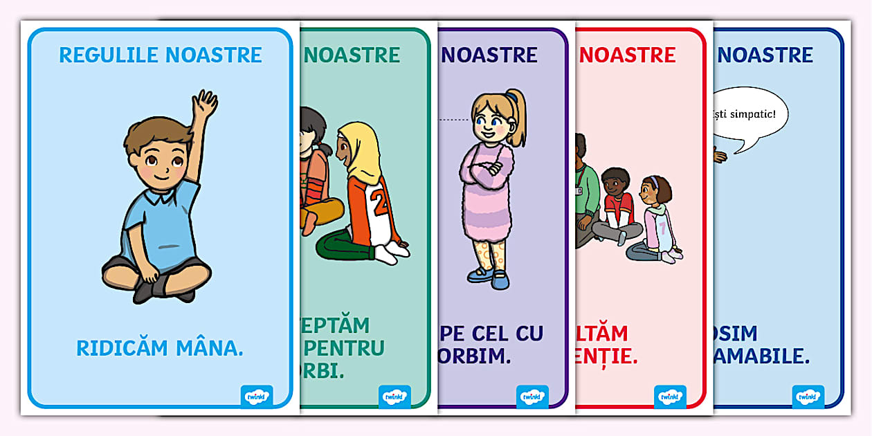 Regulile noastre – Planșe (teacher made) - Twinkl