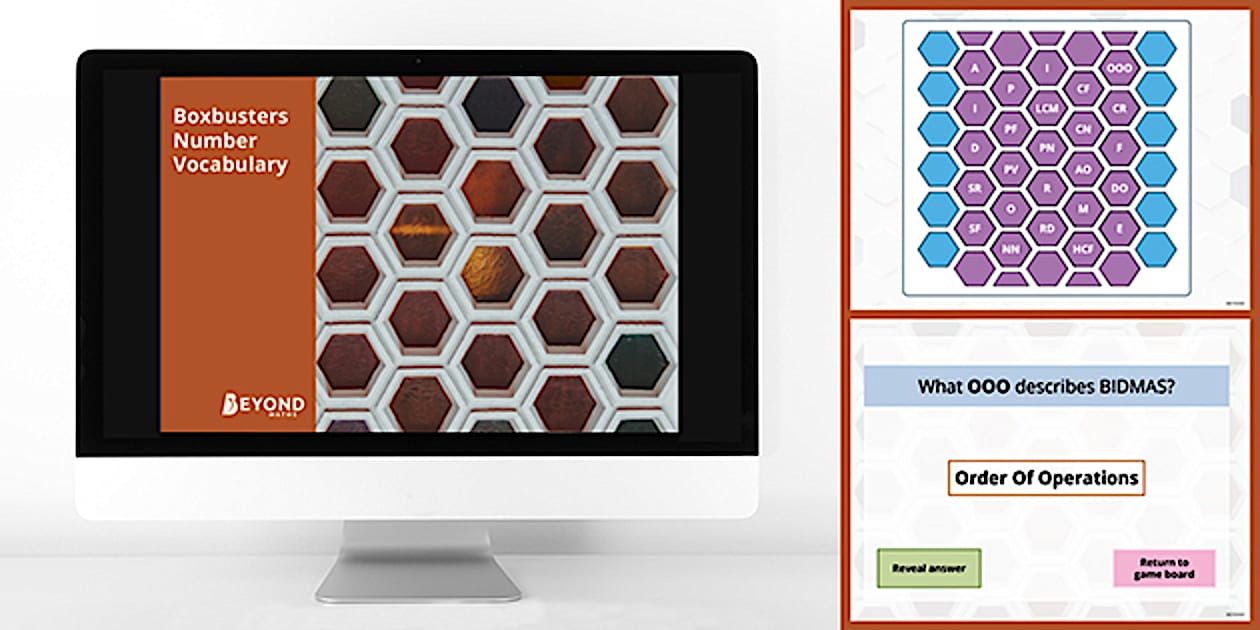 👉 Boxbusters Number Vocabulary Game | Beyond - Twinkl