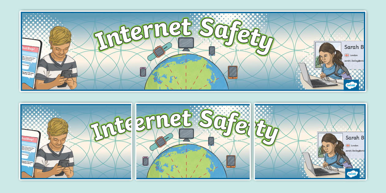 Internet Safety Display Banner - Twinkl Display
