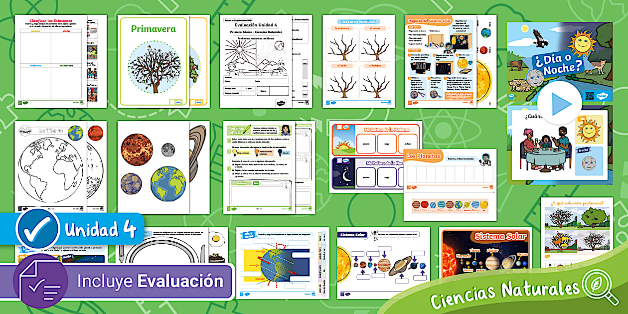 Pack Ciencias Naturales 1º El Sol y Las Estaciones del Año