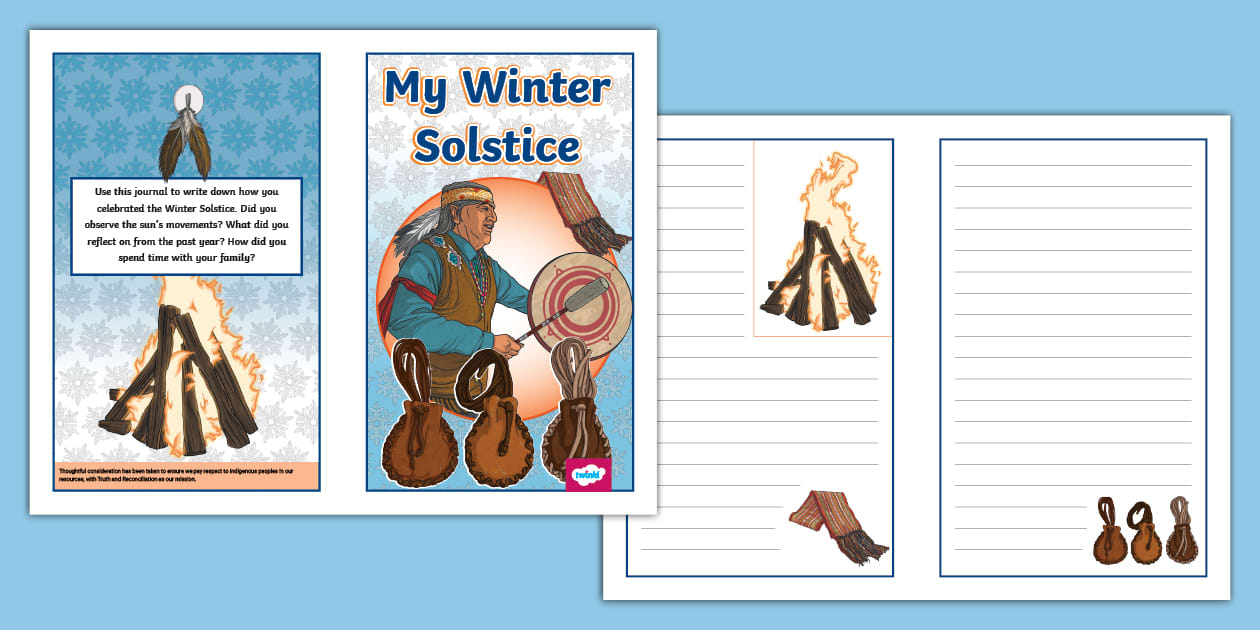 FREE! - My Winter Solstice Journal Writing Frame - Twinkl