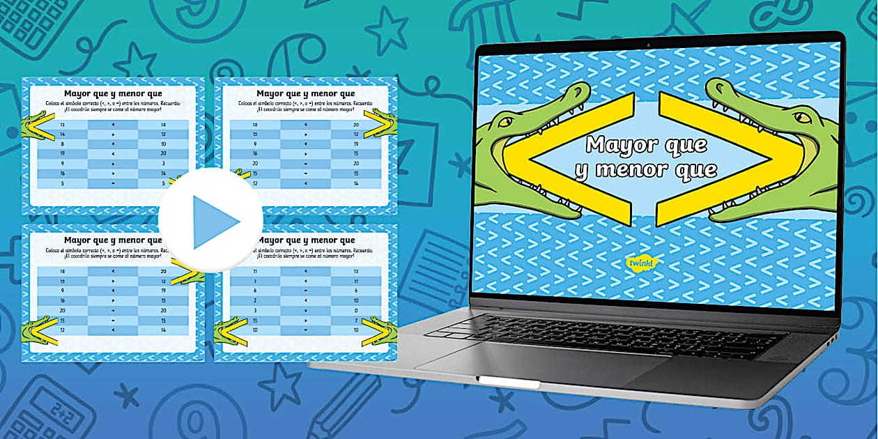 Presentación: Mayor que y menor que (teacher made) - Twinkl