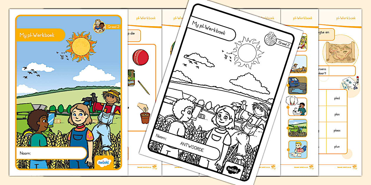 Graad 2 Klanke Werkboek pl- (teacher made) - Twinkl