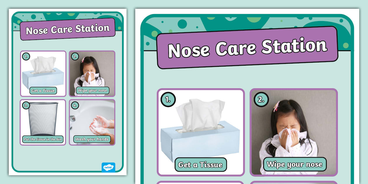 Nose Care Station for Self-Care (teacher made) - Twinkl