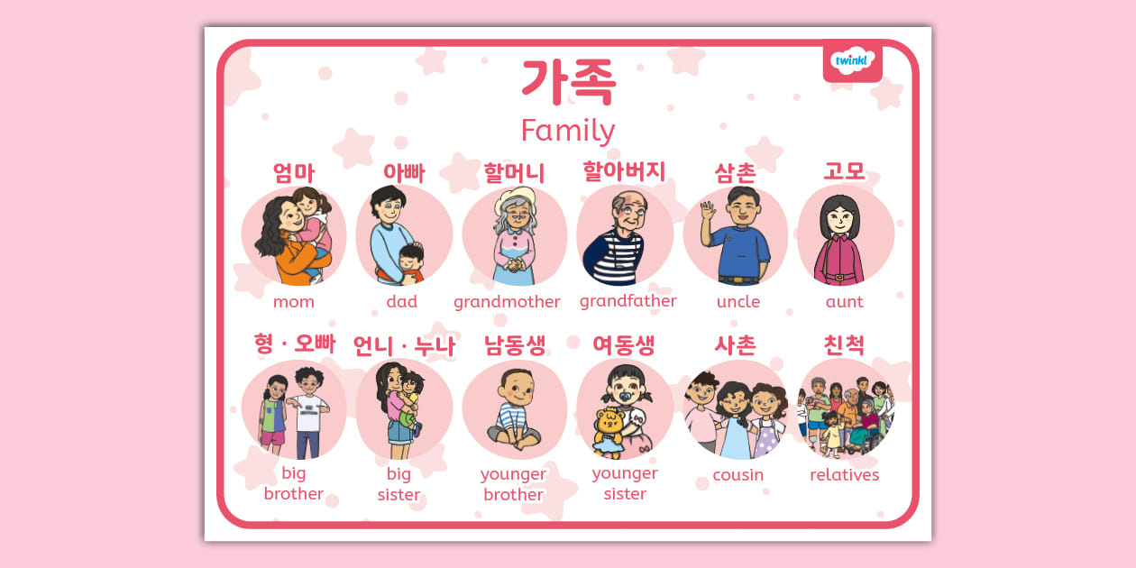 가족 포스터 | My Family Display Poster (teacher made)