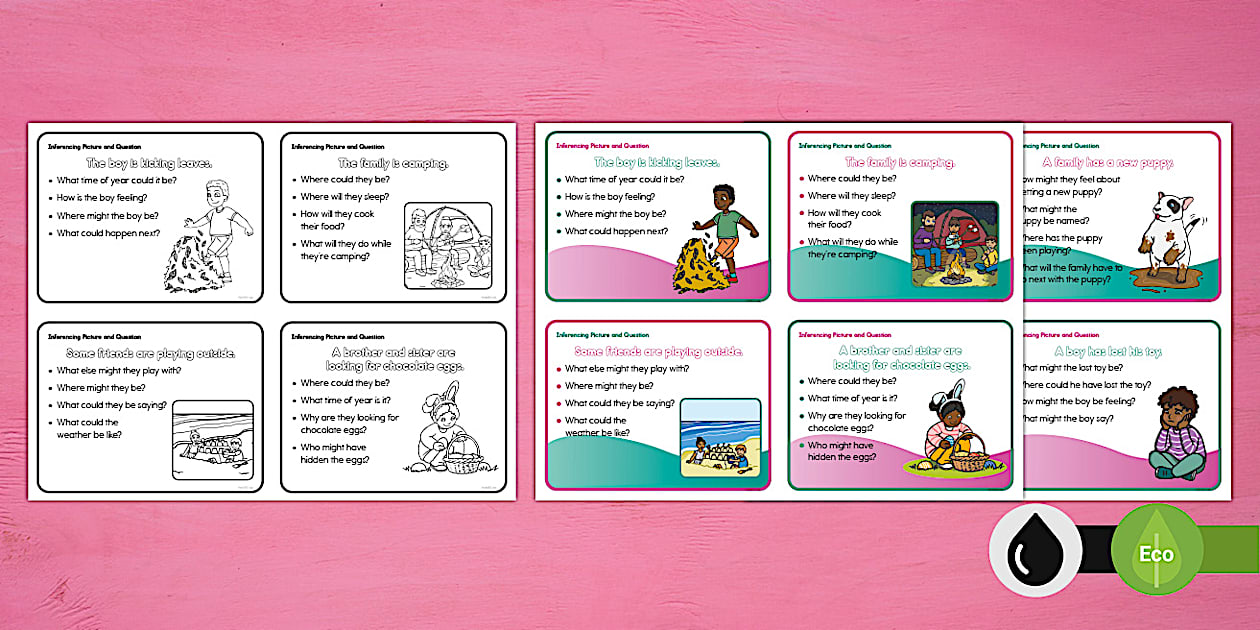 Pictures for Inferencing Activities (teacher made) - Twinkl