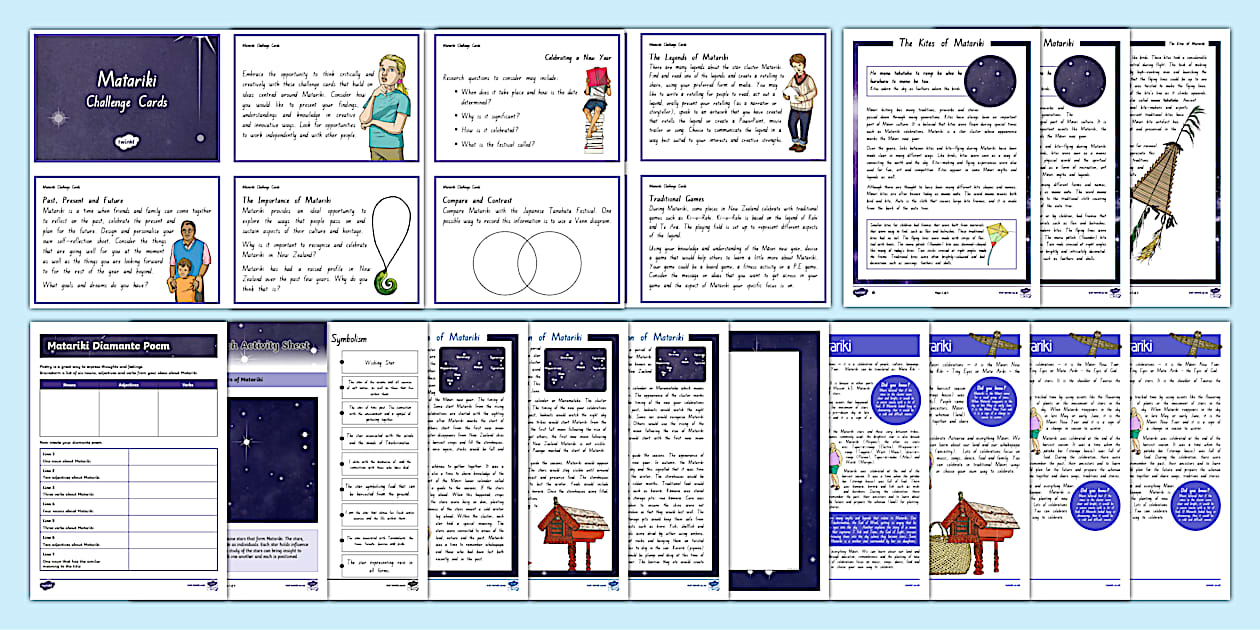 Matariki Literacy Resource Pack (Years 5-6) - Twinkl