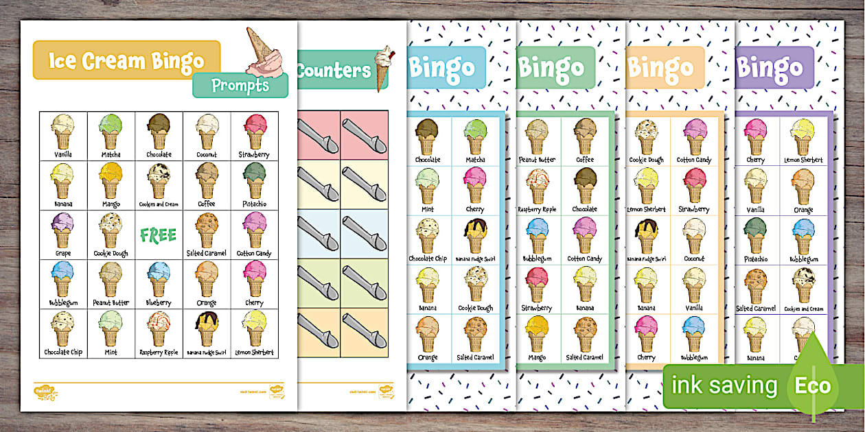 Ice Cream Bingo | Twinkl Party (teacher made) - Twinkl