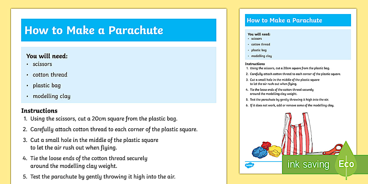 Procedural writing ideas for 6th class writing sample.
