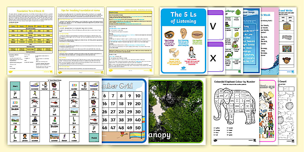 Foundation Term 2 Week 9 Remote Home Learning Pack - Twinkl