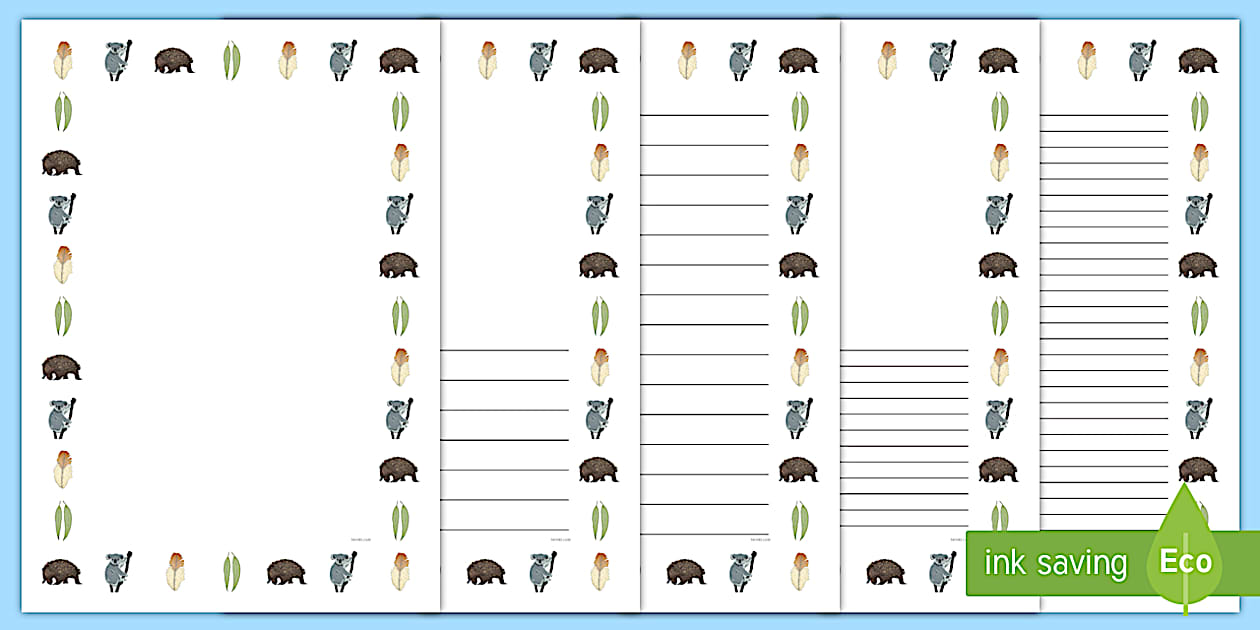 Classification Science Page Border Pack – Australia