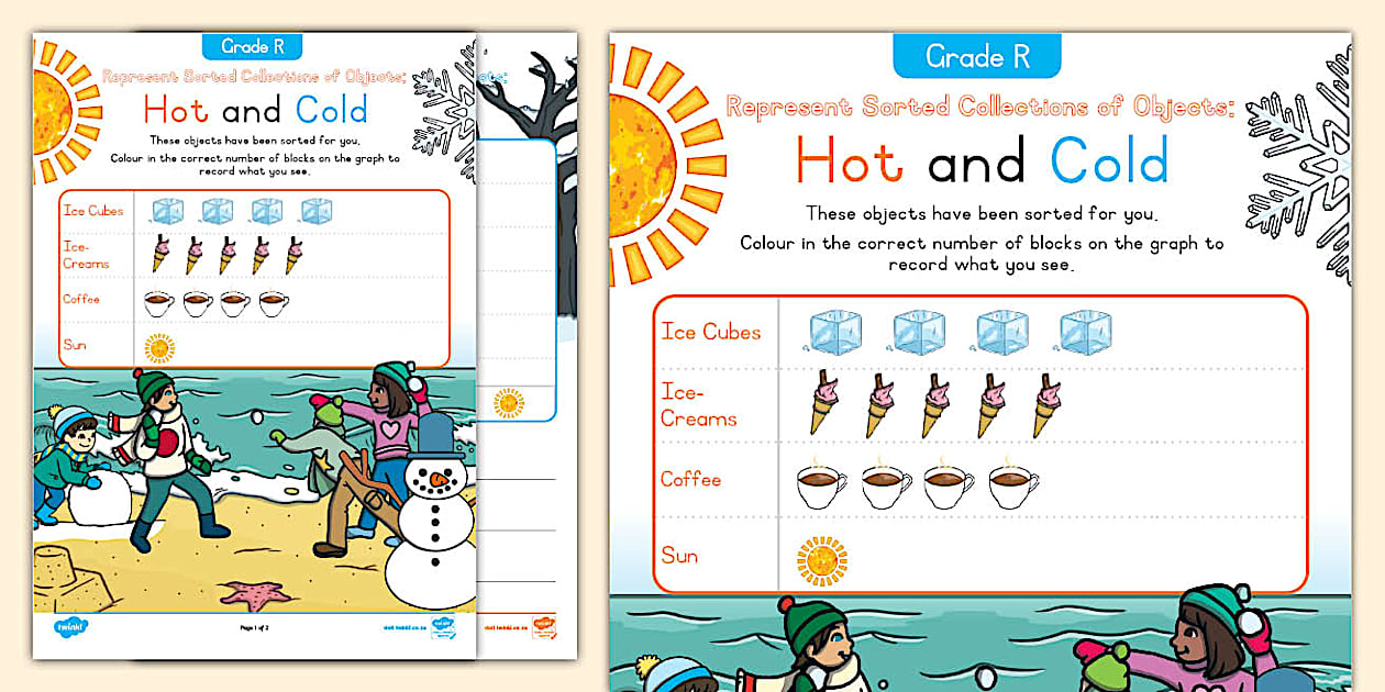 Grade R Data Handling - Represent Collections - Hot and Cold