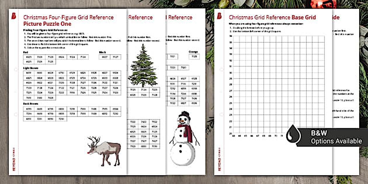Beyond Cymru: Christmas Four-Figure Grid Reference Puzzles