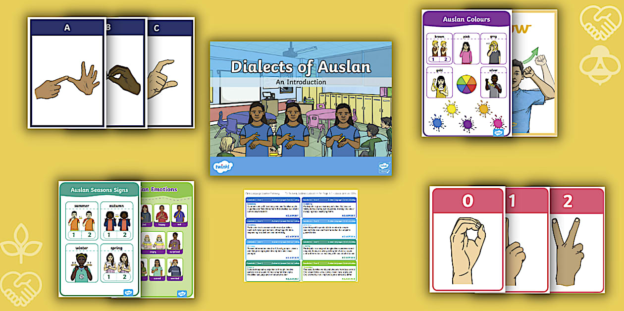 Auslan Resource Pack - Auslan Printables (teacher made)