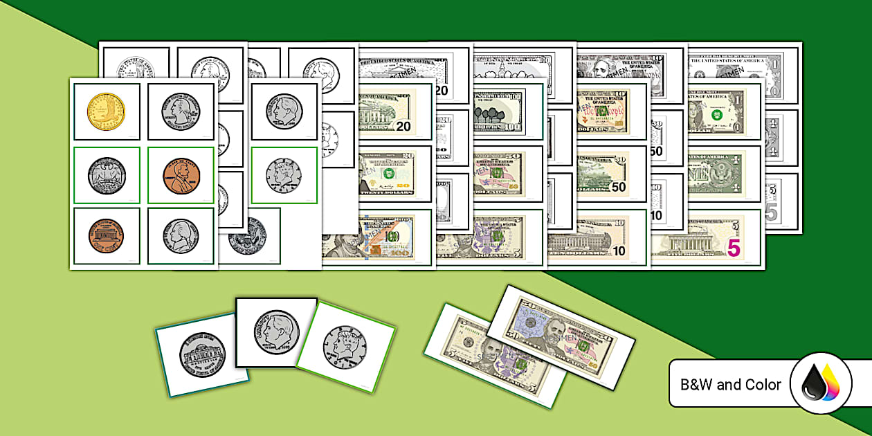 Money Flashcards | Financial Literacy | Twinkl USA - Twinkl