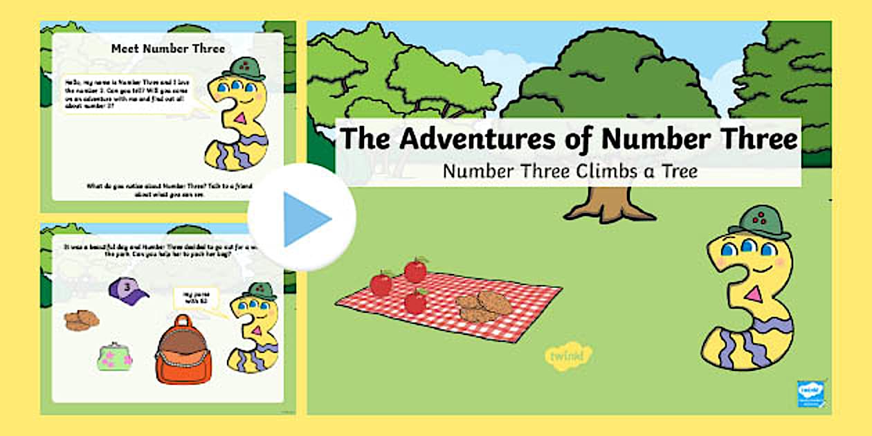 👉 The Adventures of Number Three (teacher made) - Twinkl