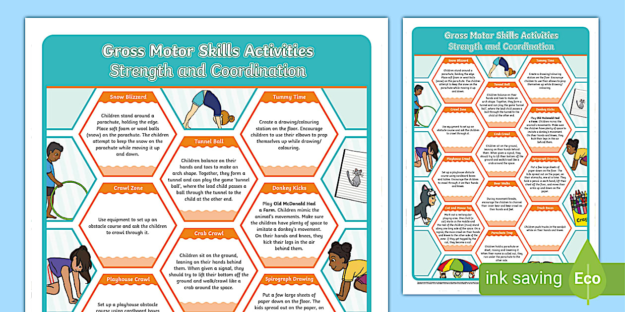 Gross Motor Skills Activities PDF | Move PE (teacher made)