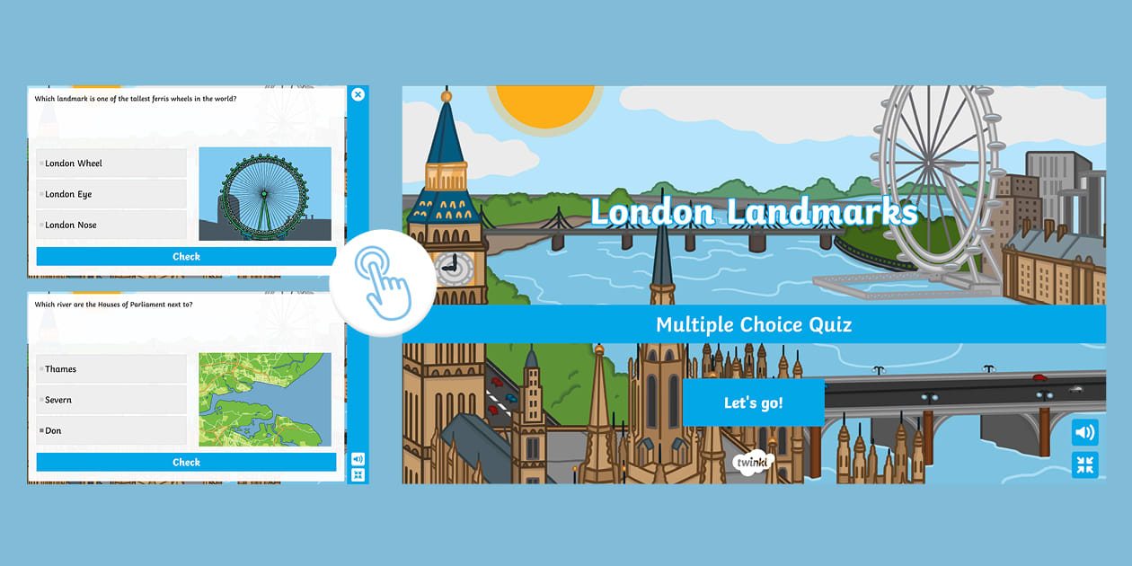 London Landmarks Interactive Quiz (teacher made) - Twinkl