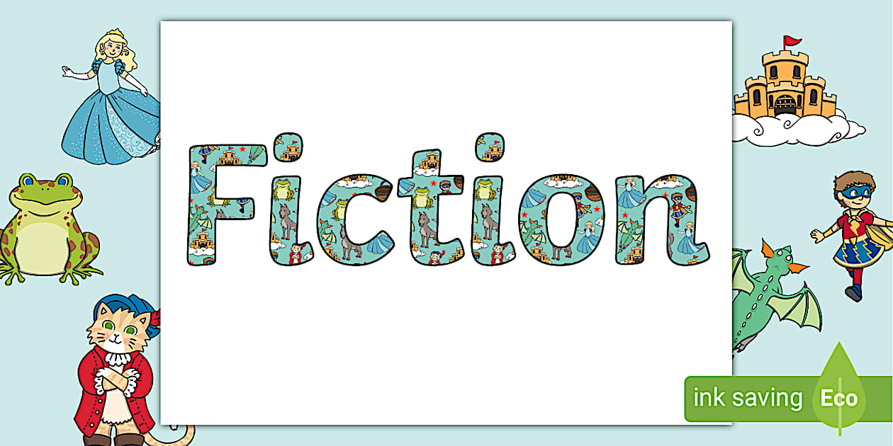 Fiction Display Lettering (teacher made) - Twinkl