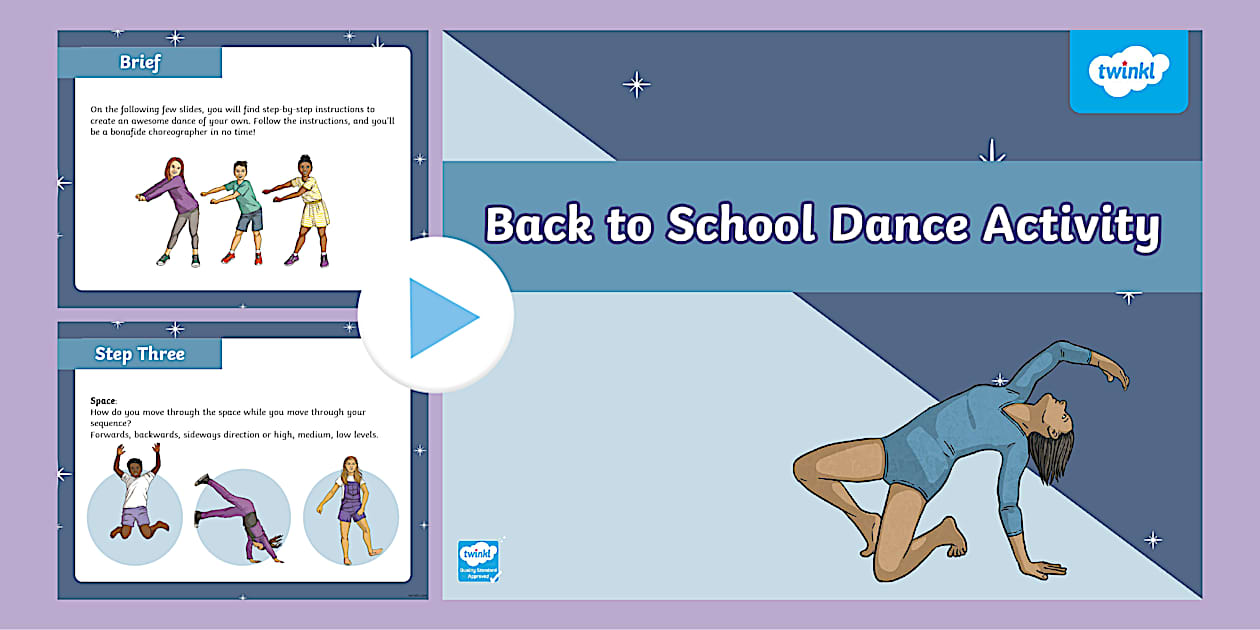 Back to School Dance Activity Presentation (teacher made)