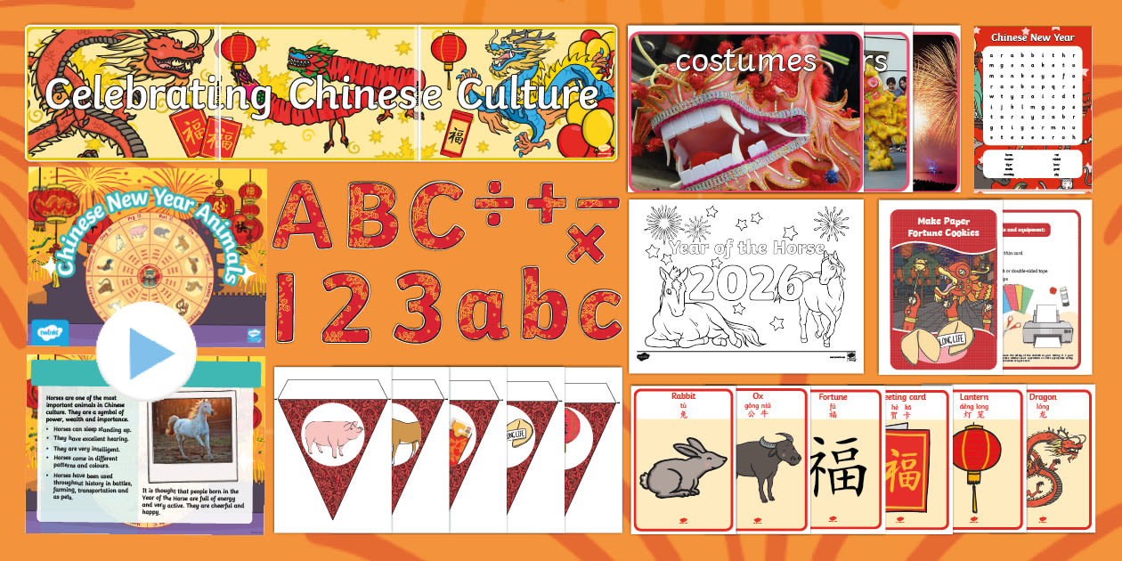 KS1 Chinese New Year Craft Activity Pack