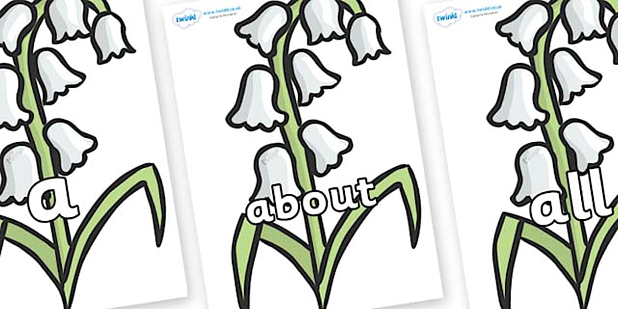 Cursive 100 High Frequency Words on Silver Bells - Twinkl