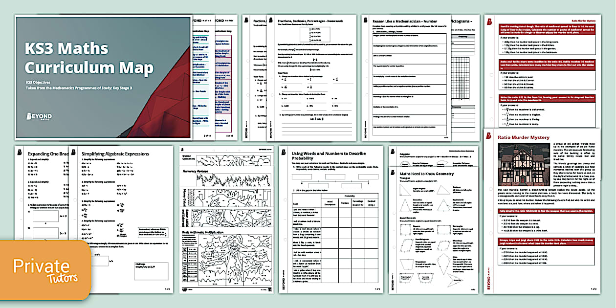 👉 Tutoring Essentials for KS3 Maths Pack (teacher made)