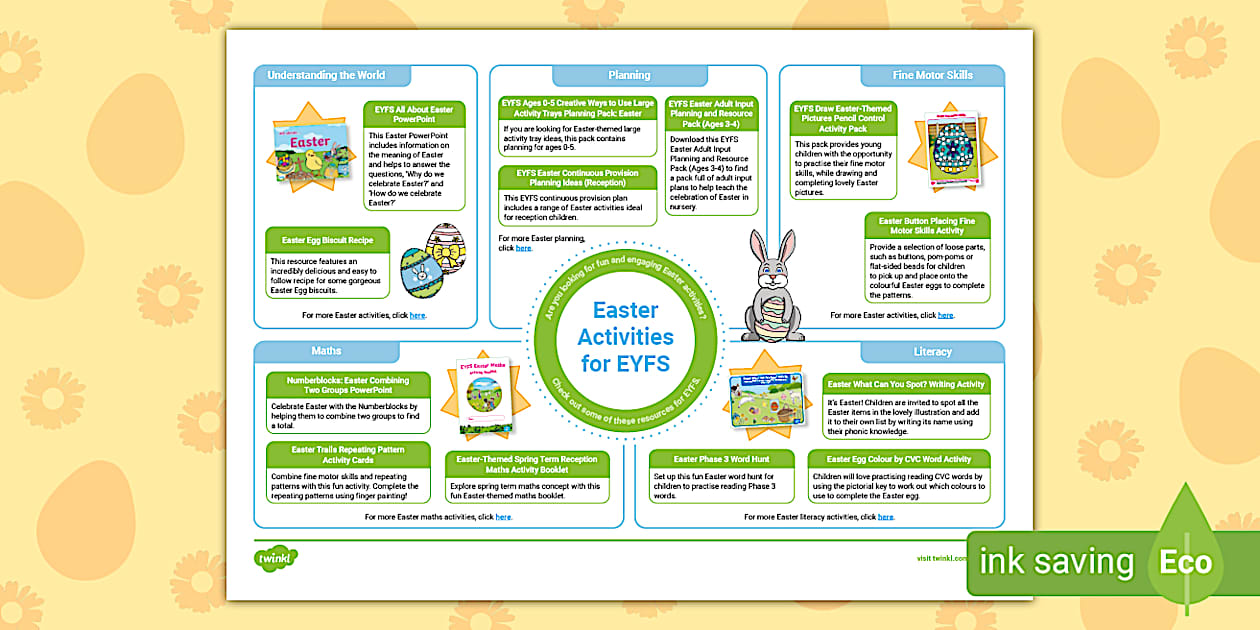 EYFS Easter Activities (teacher made) - Twinkl