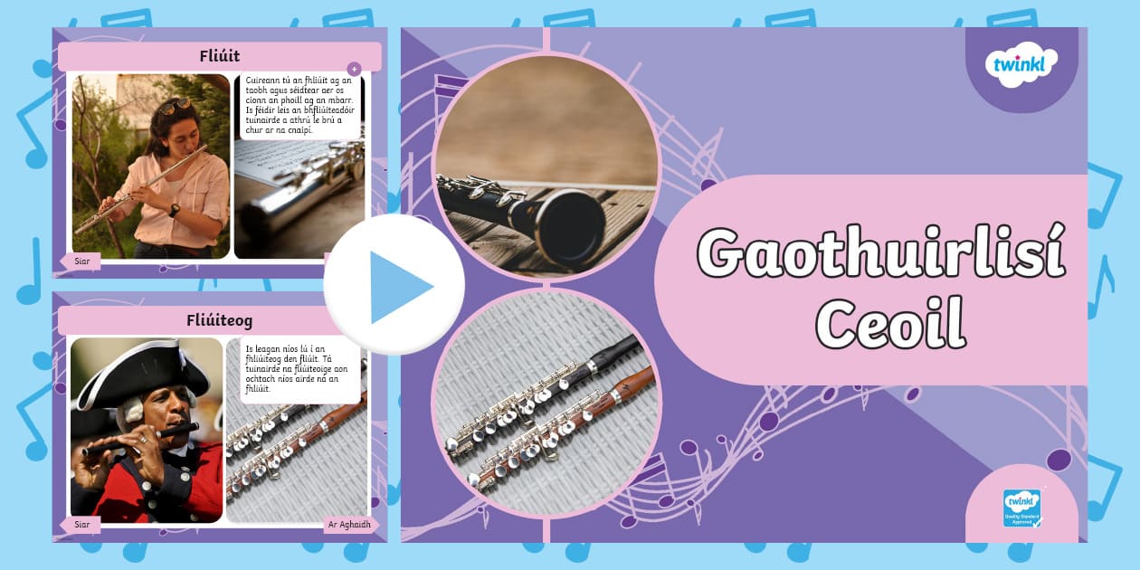 Gaothuirlisí Ceoil (professor feito) - Twinkl