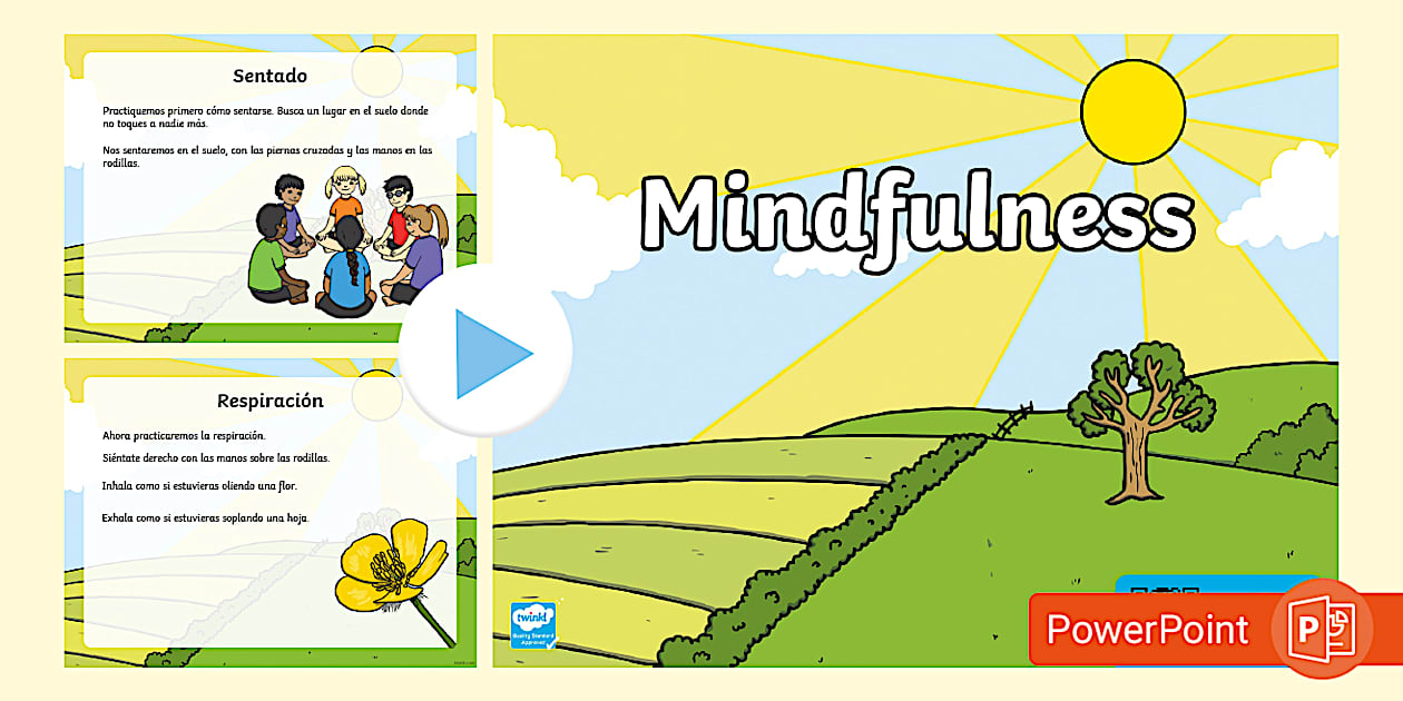 PowerPoint: Respiraciones para mindfulness (Teacher-Made)