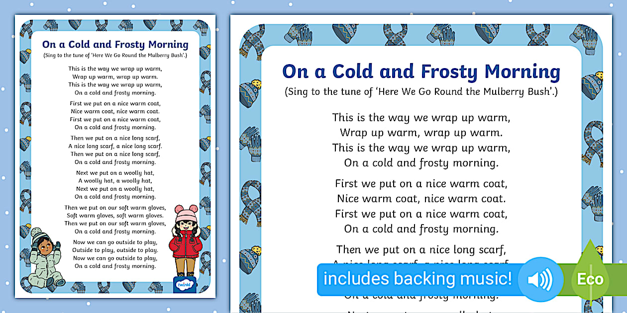Cold and Frosty Morning Song | Twinkl (Teacher-Made)