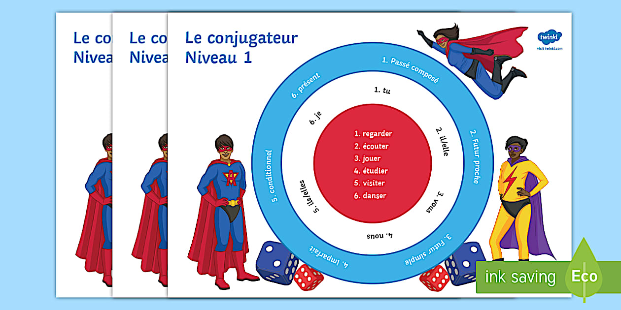 French Verb Conjugation | Differentiated Game (teacher made)
