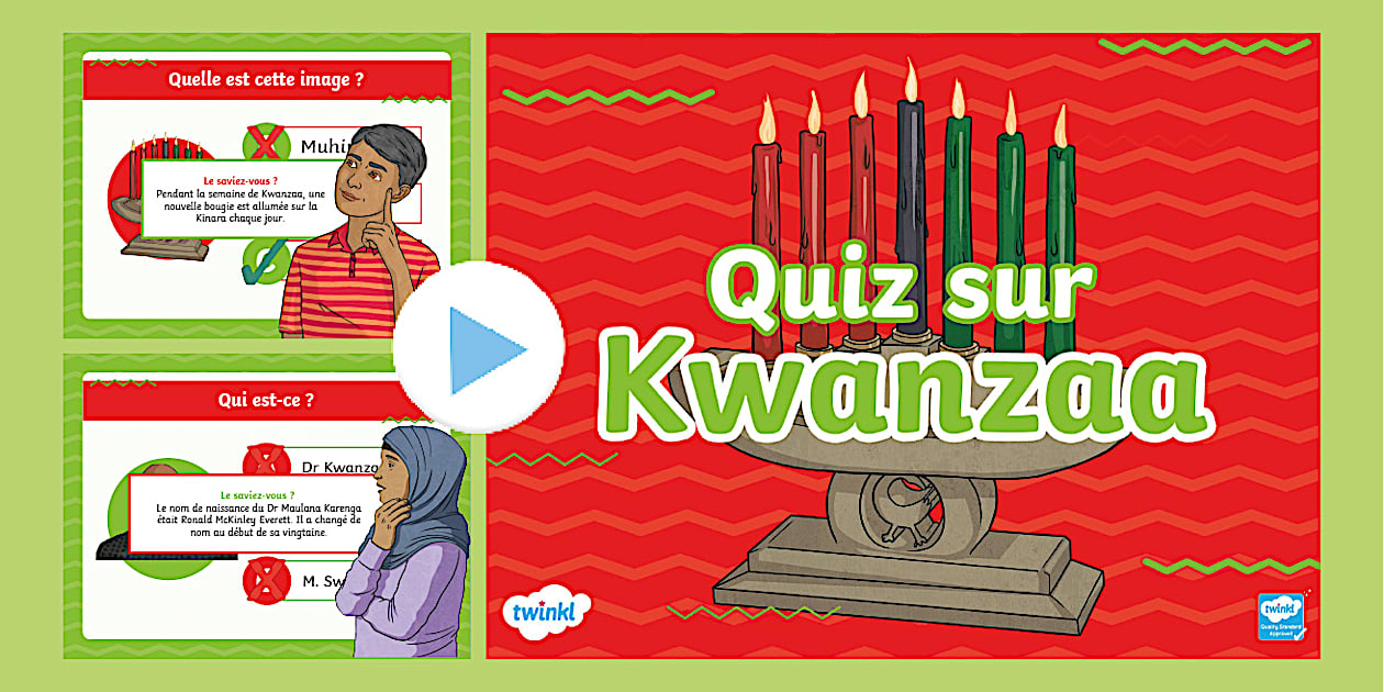 Kwanzaa PowerPoint Quiz French
