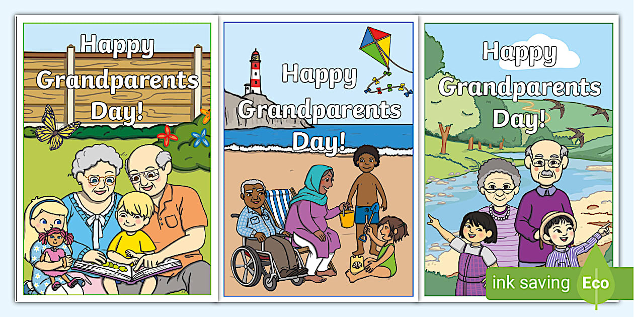 Grandparents Day Cards | Celebrations | Primary Resource