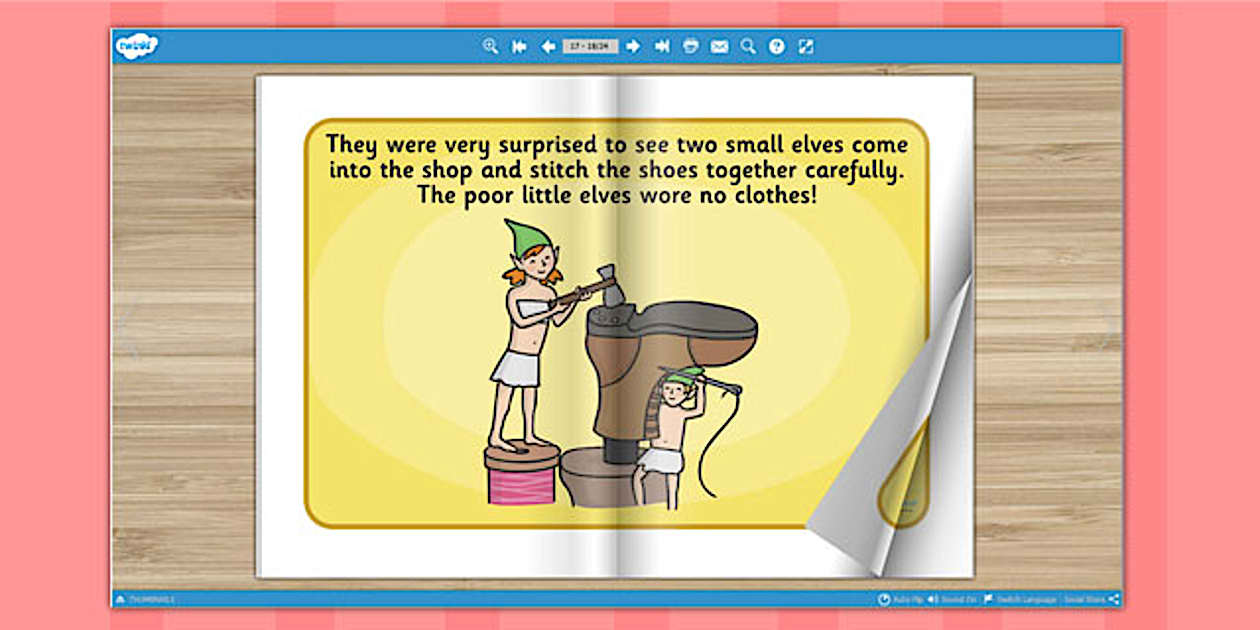 The Elves and the Shoemaker eBook (teacher made) - Twinkl