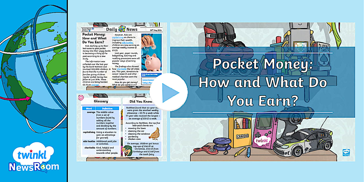 Pocket Money: How and What Do You Earn? | Twinkl Resources