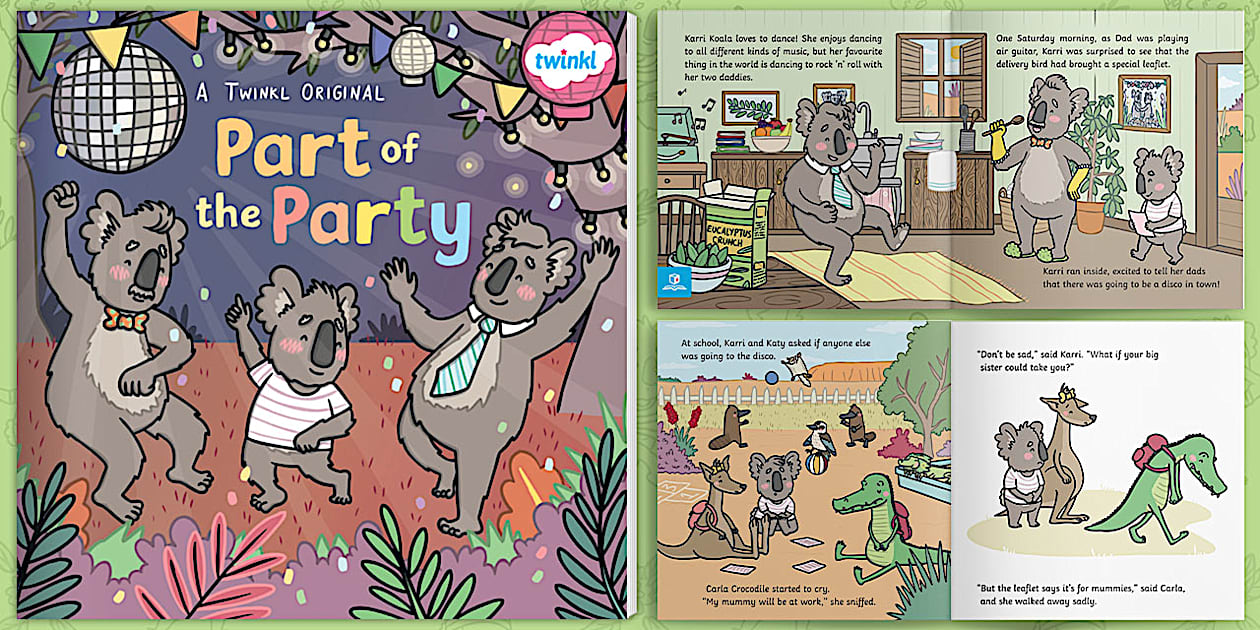 Part of the Party eBook | Pride Story for Kids - Twinkl