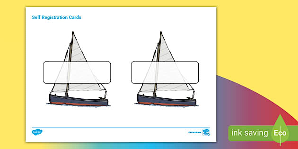 Sailing Self-Registration (Teacher-Made) - Twinkl