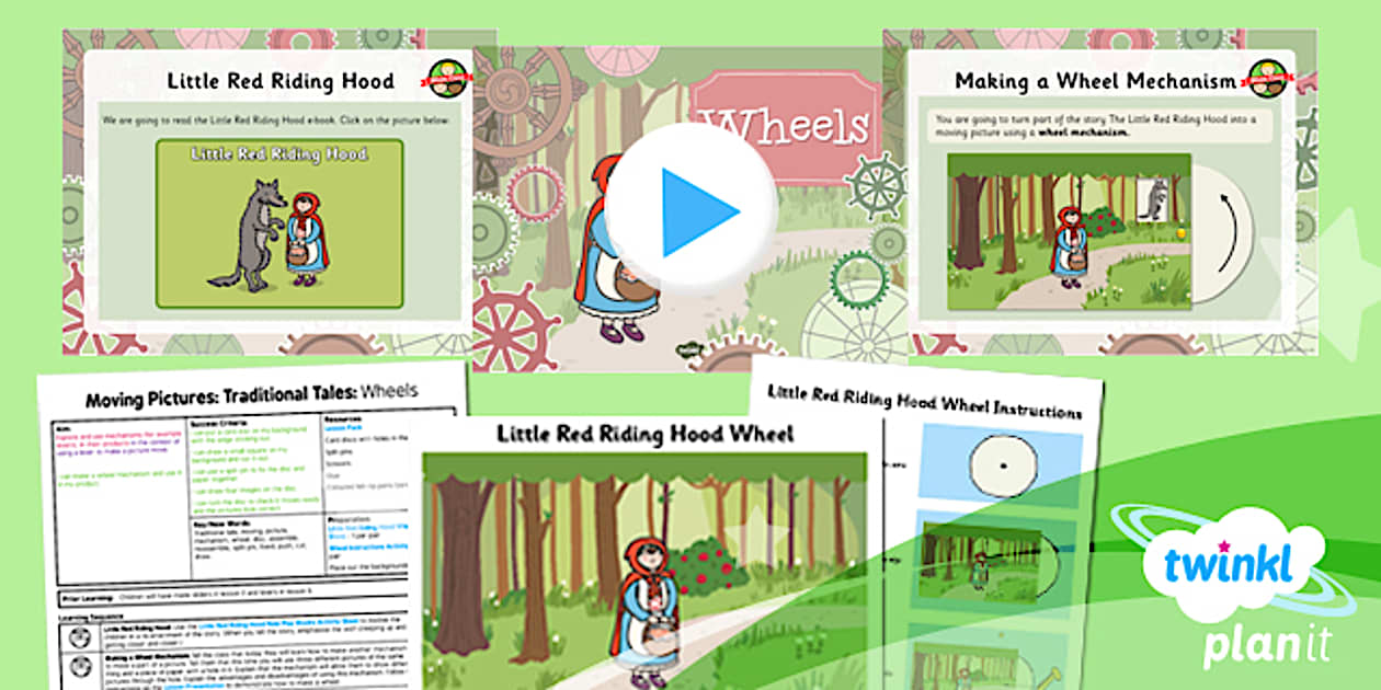 D&T: Moving Pictures: Traditional Tales: Wheels KS1 Lesson 4